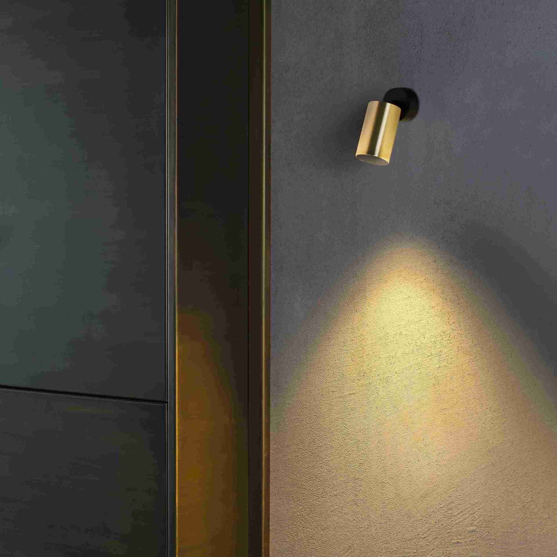 43757 STAN SATIN GOLD TRACK PROJECTOR – Landlite Designer Lightings