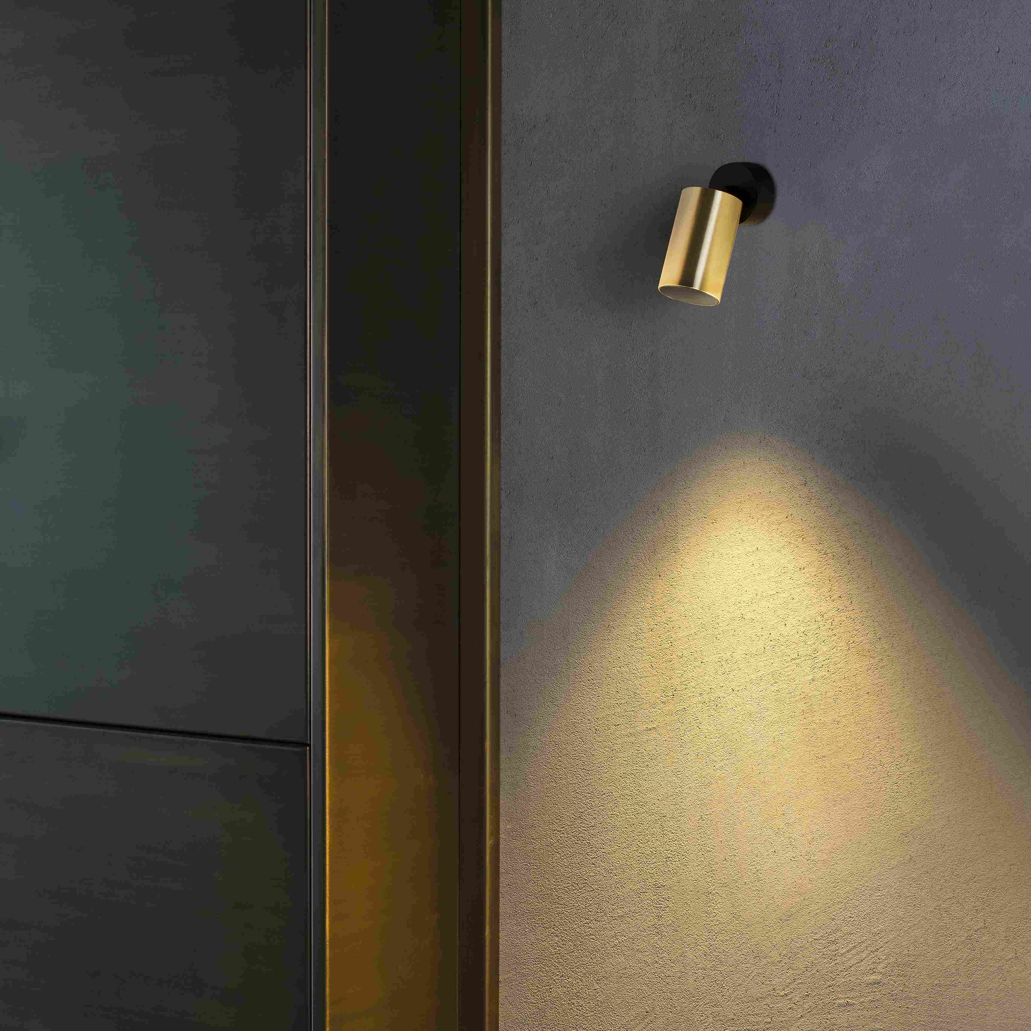 43757 STAN SATIN GOLD TRACK PROJECTOR – Landlite Designer Lightings