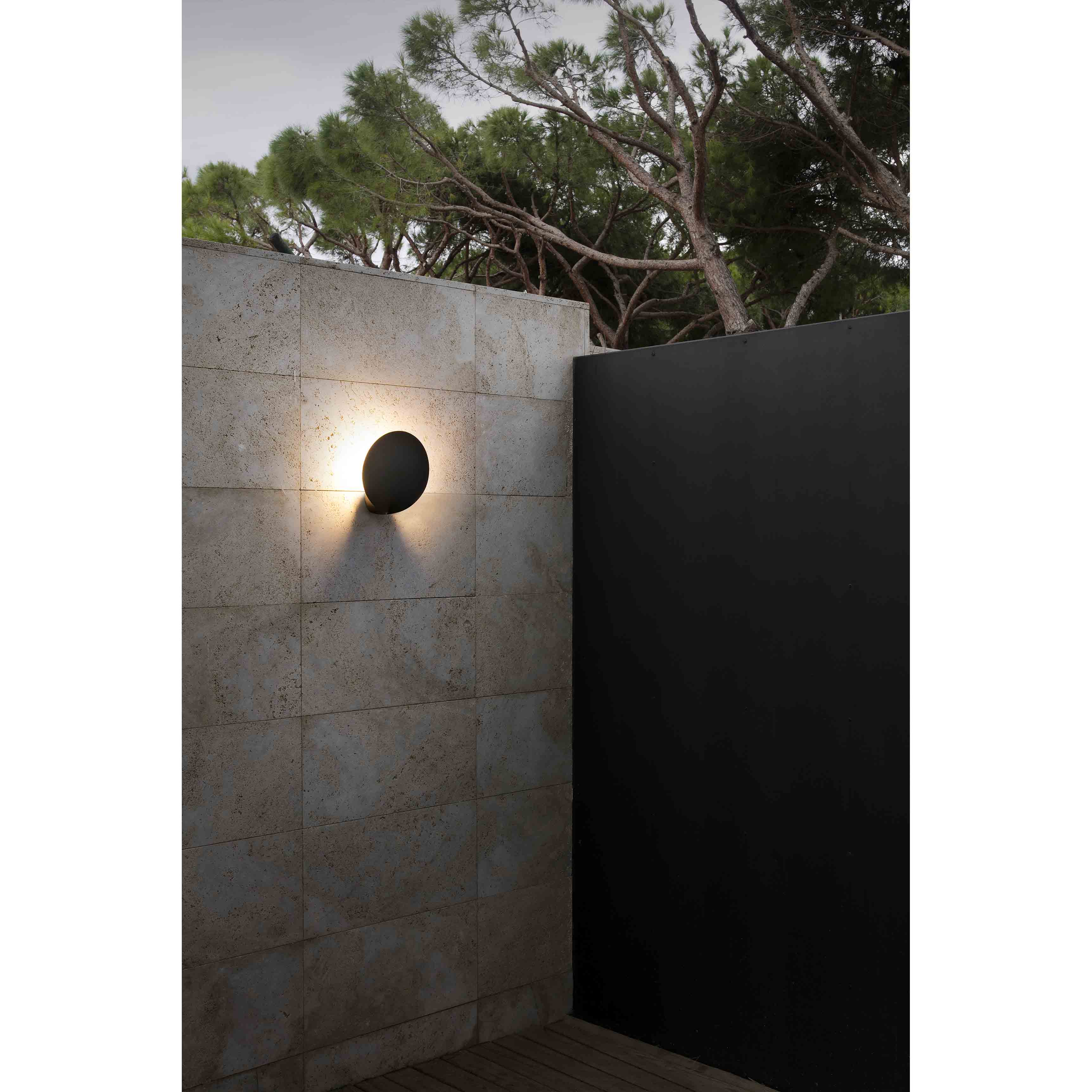 LOTUS Dark grey wall lamp – Landlite Designer Lightings