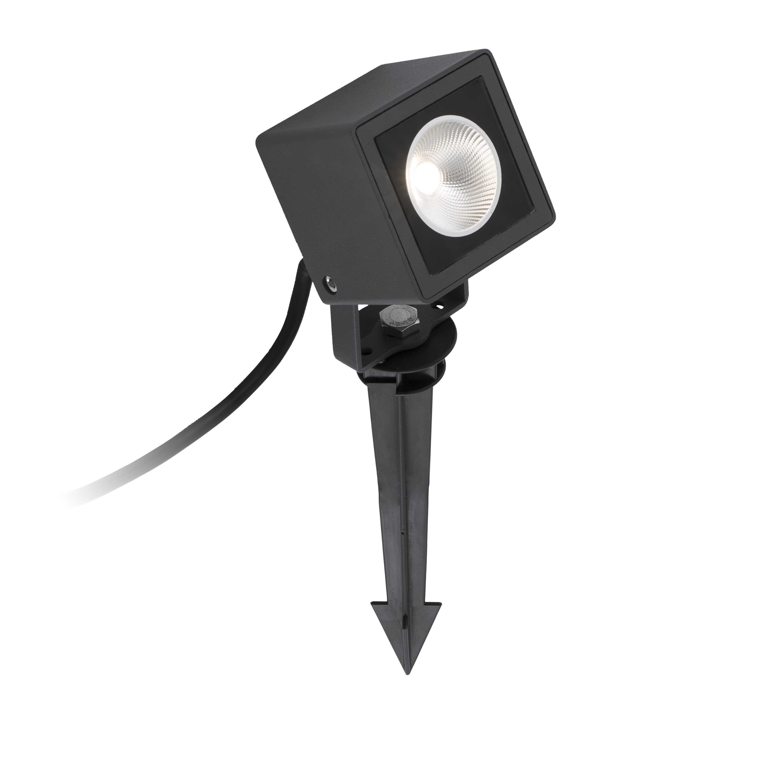 SOBEK LED Black projector with spike – Landlite Designer Lightings