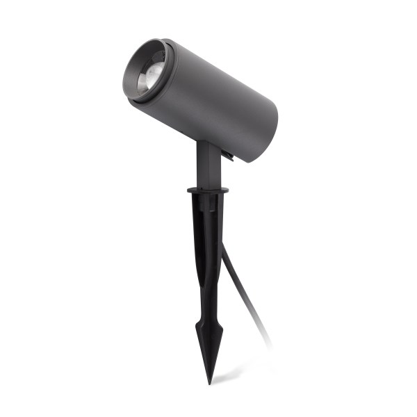 PLOM LED Dark grey projector with spike – Landlite Designer Lightings