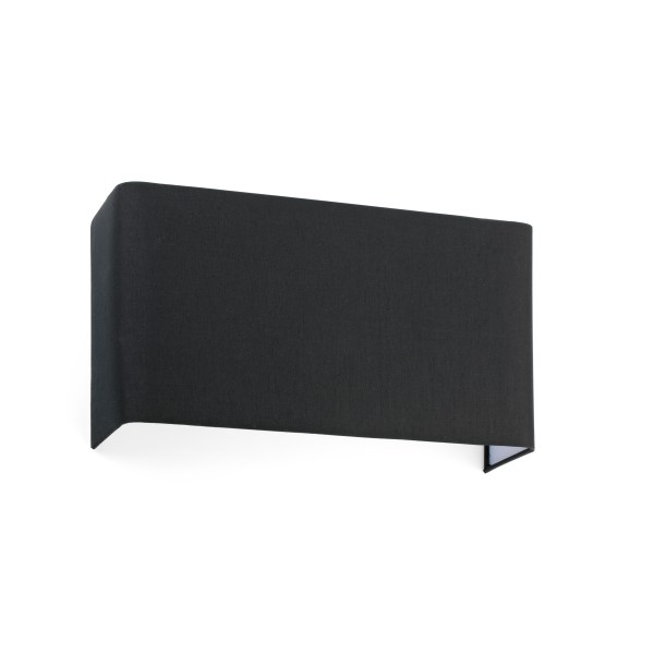 66414 COTTON HORIZONTAL SQUARE BLACK WALL LAMP 2L – Landlite Designer ...